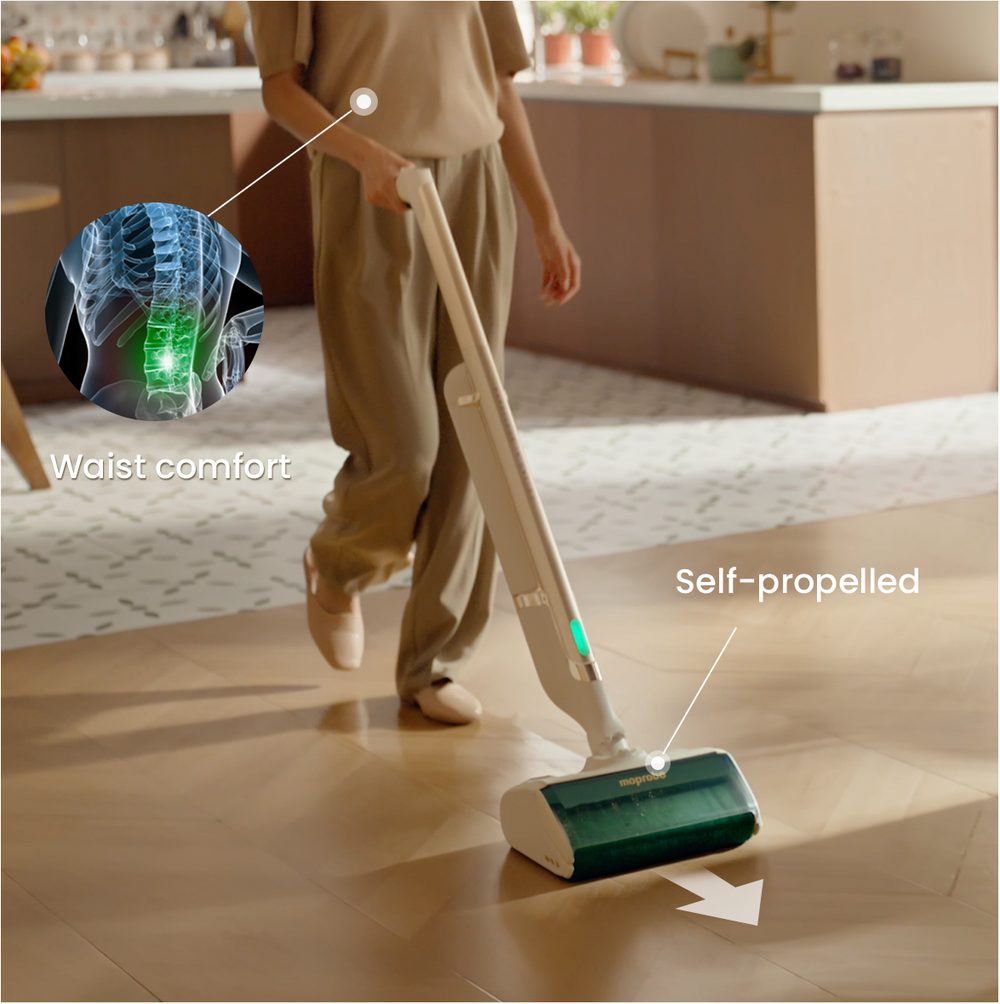 Moprobo Cordless 4 in 1 Pickup Mop M1 Gold Luxury Limited Edition